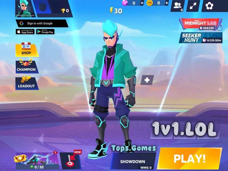 1v1.LOL - Play Free Online On Tops.Games