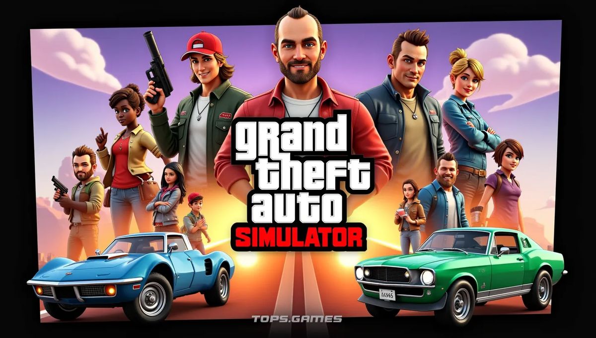 GTA Simulator - Play Free Online On Tops.Games