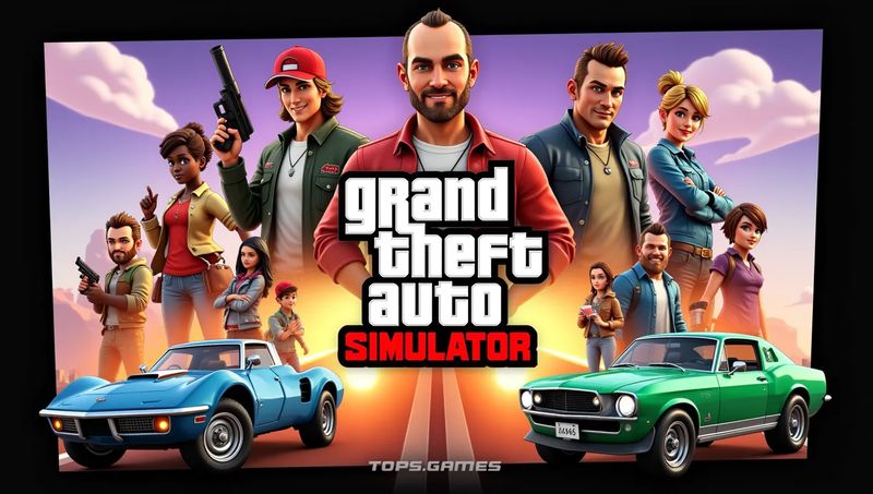 GTA Simulator - Play Free Online On Tops.Games