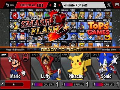 Super Smash Flash 2 - Play Free Online On Tops.Games