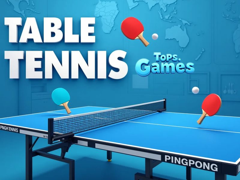 Table Tennis Play Free Online On Tops Games